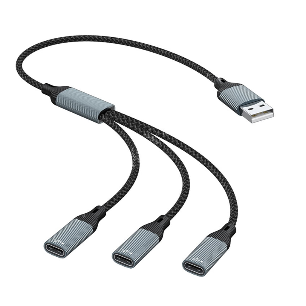 EXCIXING High Speed USB Type C Splitter Adapter Cord Converter For ...