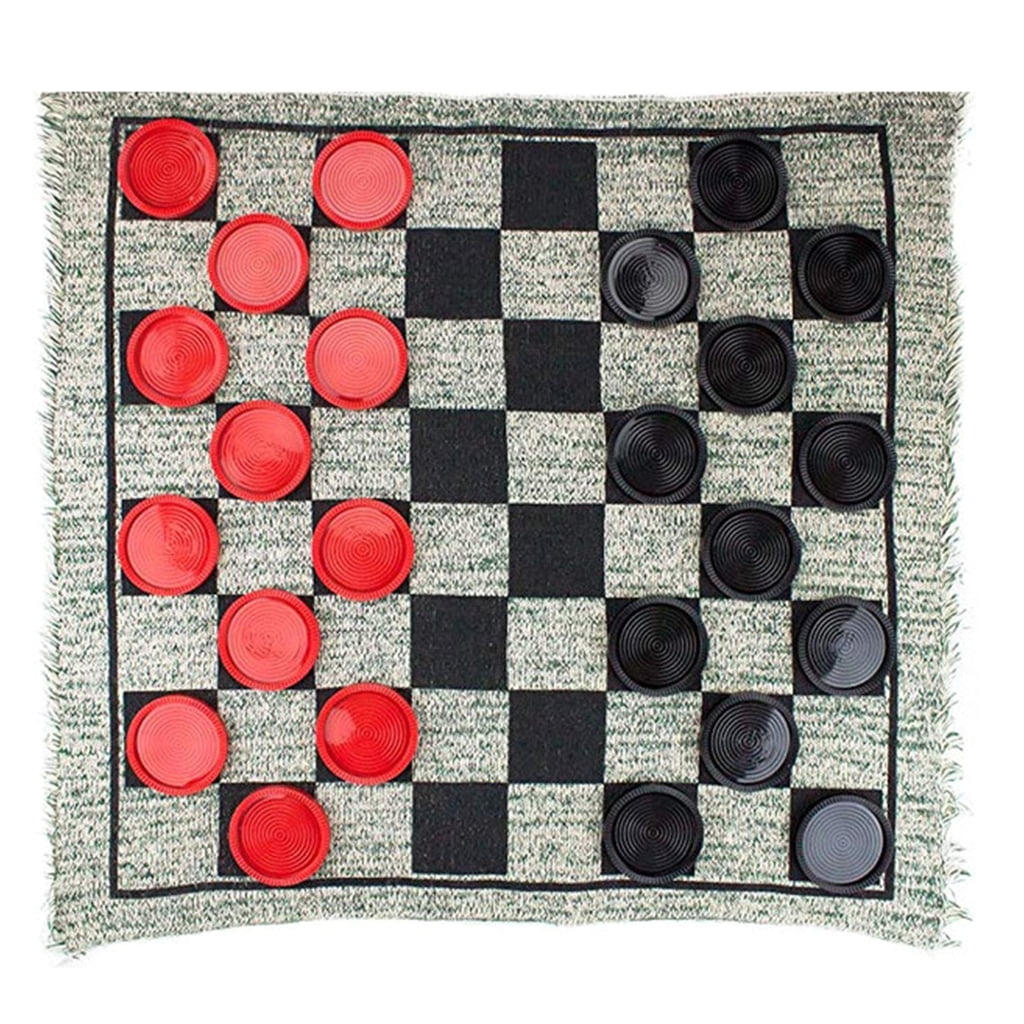 EXCIXING Home Jumbos Checkers 3 in 1 Giant Checkers Set for Indoor ...