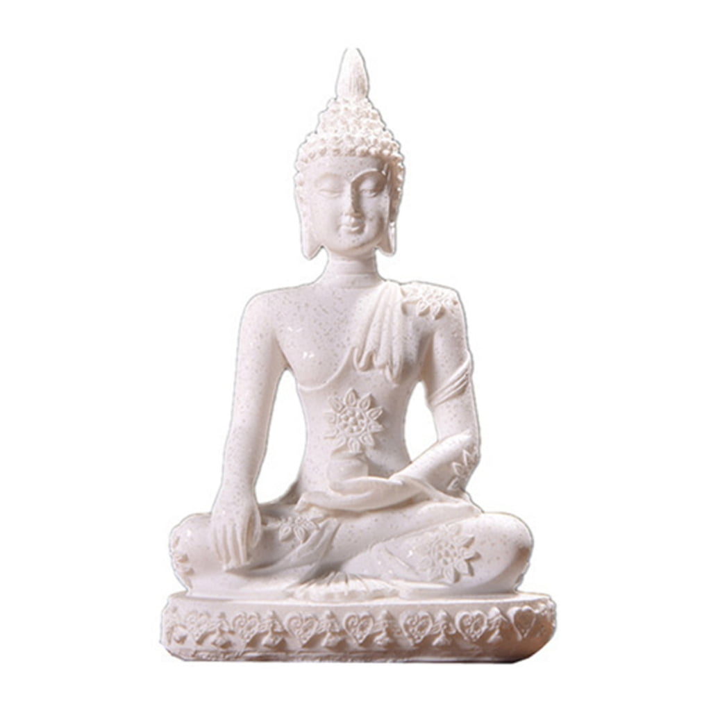EXCIXING Meditating Statue Sculpture Statue Outdoor Home Decors Indoor ...