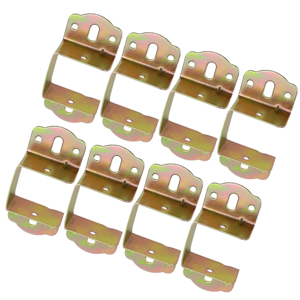 EXCIXING Metal Clamps Multifunction Bed Frame Clip Quick Installs for ...