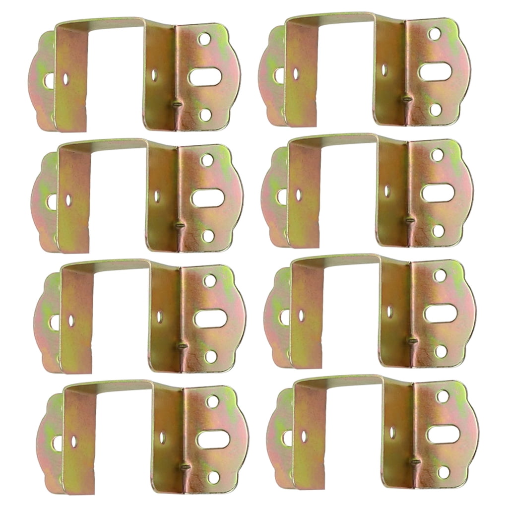 EXCIXING Metal Clamps Multifunction Bed Frame Clip Quick Installs for ...
