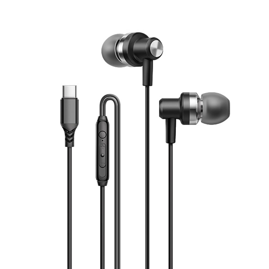 EXCIXING Metal Type C Earphones Digital Decoding Earbuds With Deep Bass ...