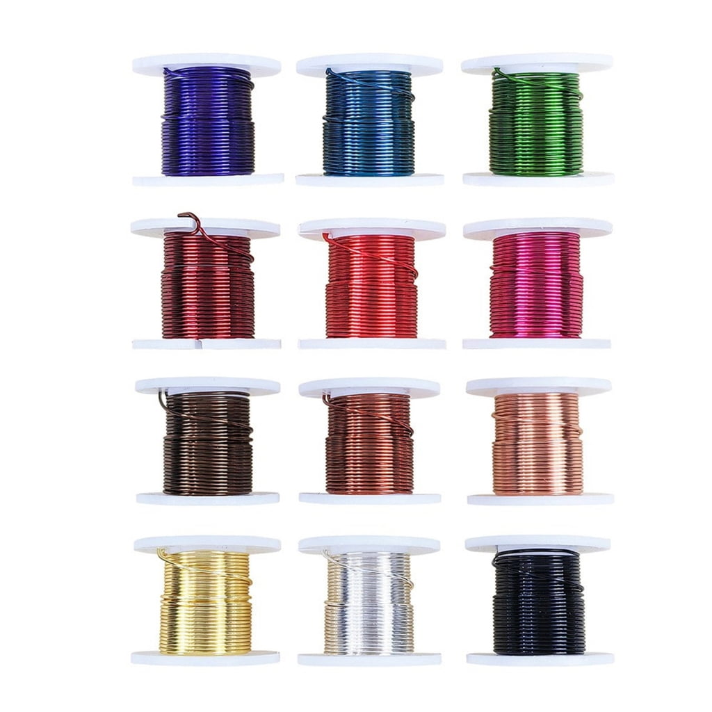 EXCIXING Multipurpose Soft Brass Wire 12 Gauge Assorted Color for ...