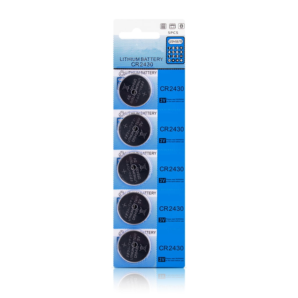 EXCIXING Pack Of 5/10 CR2430 Button Cell Batteries Lithium Button ...
