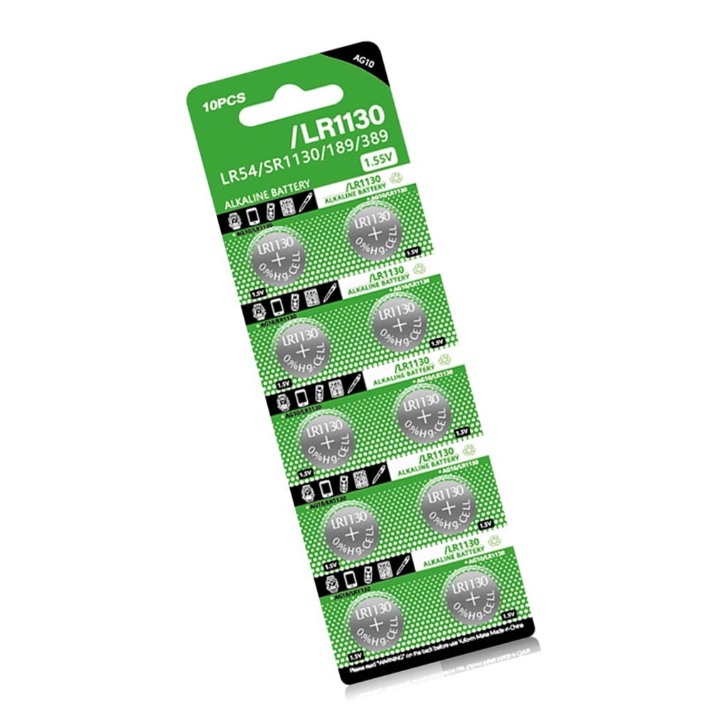 EXCIXING Pack of 10pcs AG10 LR1130 Batteries Coin Cell For Various ...