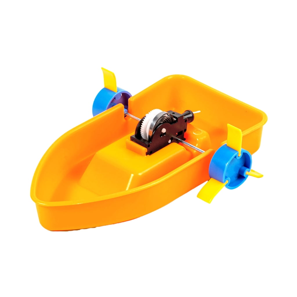 EXCIXING Paddle Steamer Boat Model Hands on Assembly Toy Learning Tool ...