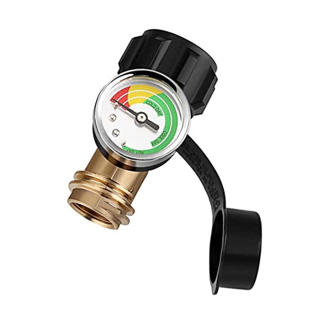 EXCIXING Propane Tanks Gauge Level Indicator Solid Brass Leak Detector ...