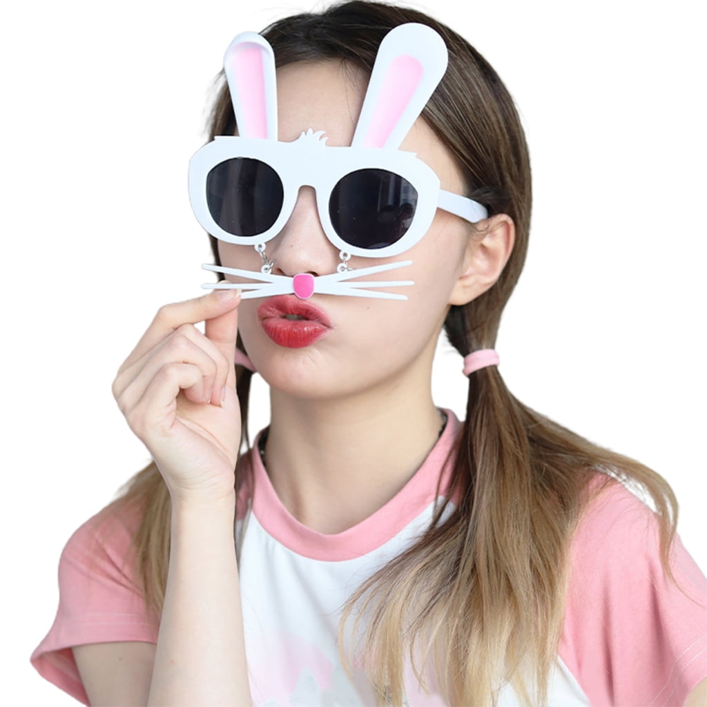 EXCIXING Rabbit Eyewear Glasses Easter Photo Props PartyC0sp1ayCostumes ...