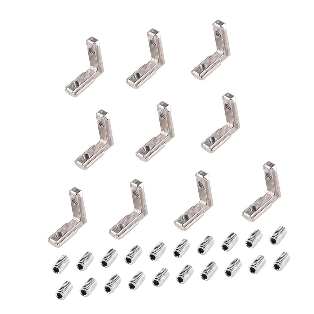 EXCIXING Set Of 10 Inner Corner Brackets Angle Connectors set for ...