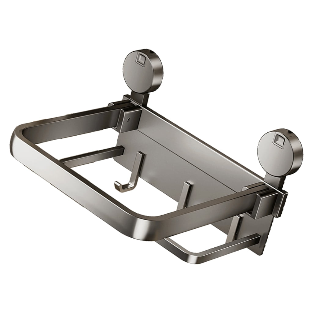 EXCIXING Small Folding Shelf Convenient Storage Washbasin Rack for ...