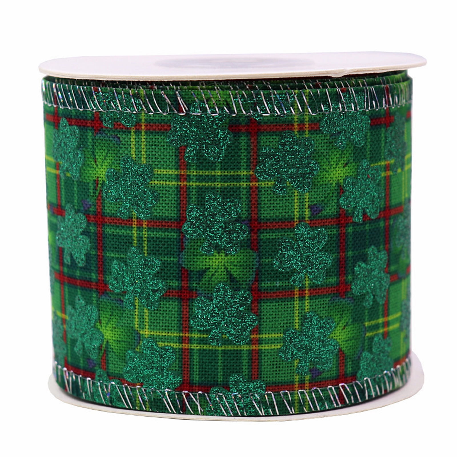 EXCIXING St. Patrick's Day Ribbon 5 /10 Yards Irish Clover Hat Shamrock ...