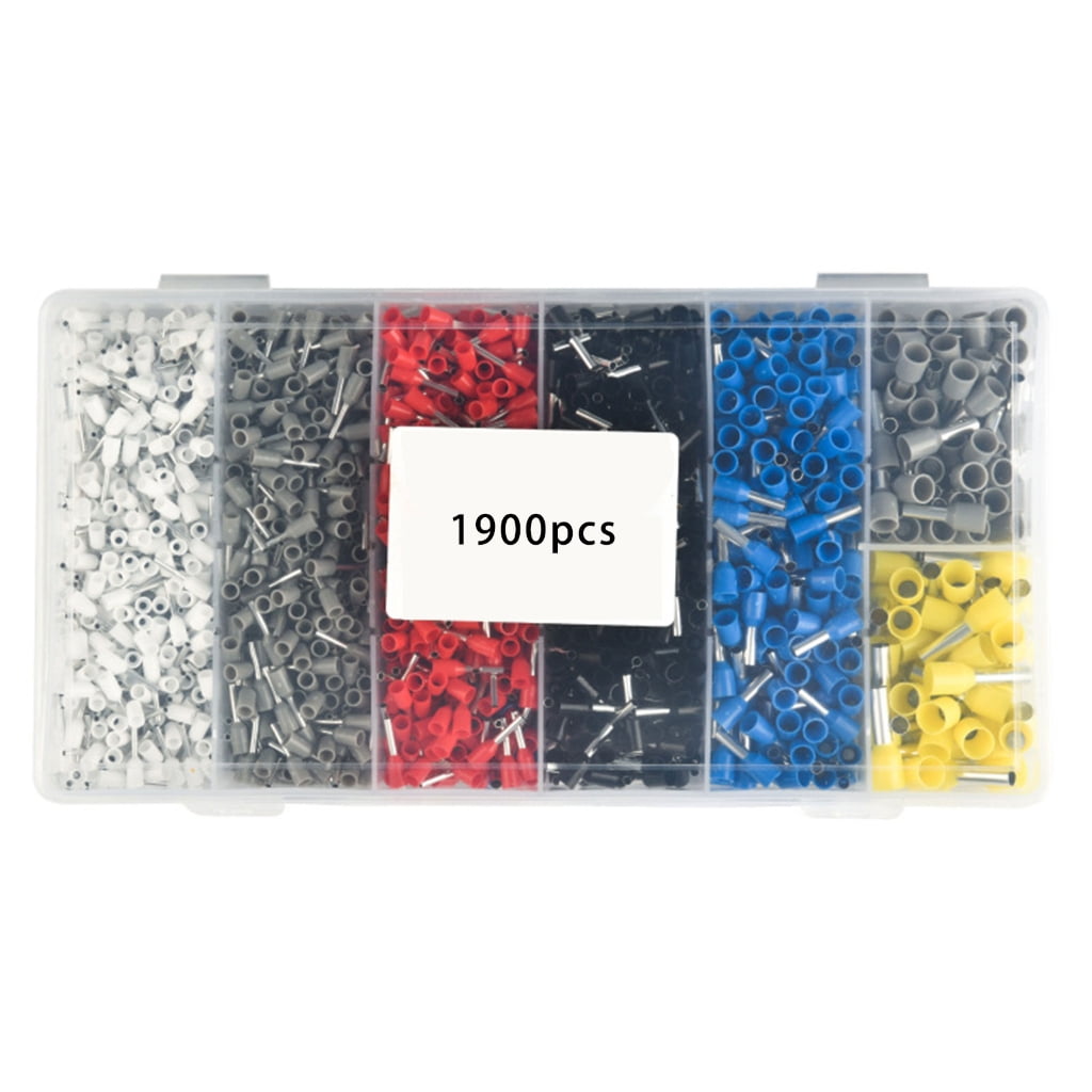EXCIXING Twin Ferrule Connectors Insulated Ferrule Crimps Pin Terminals ...