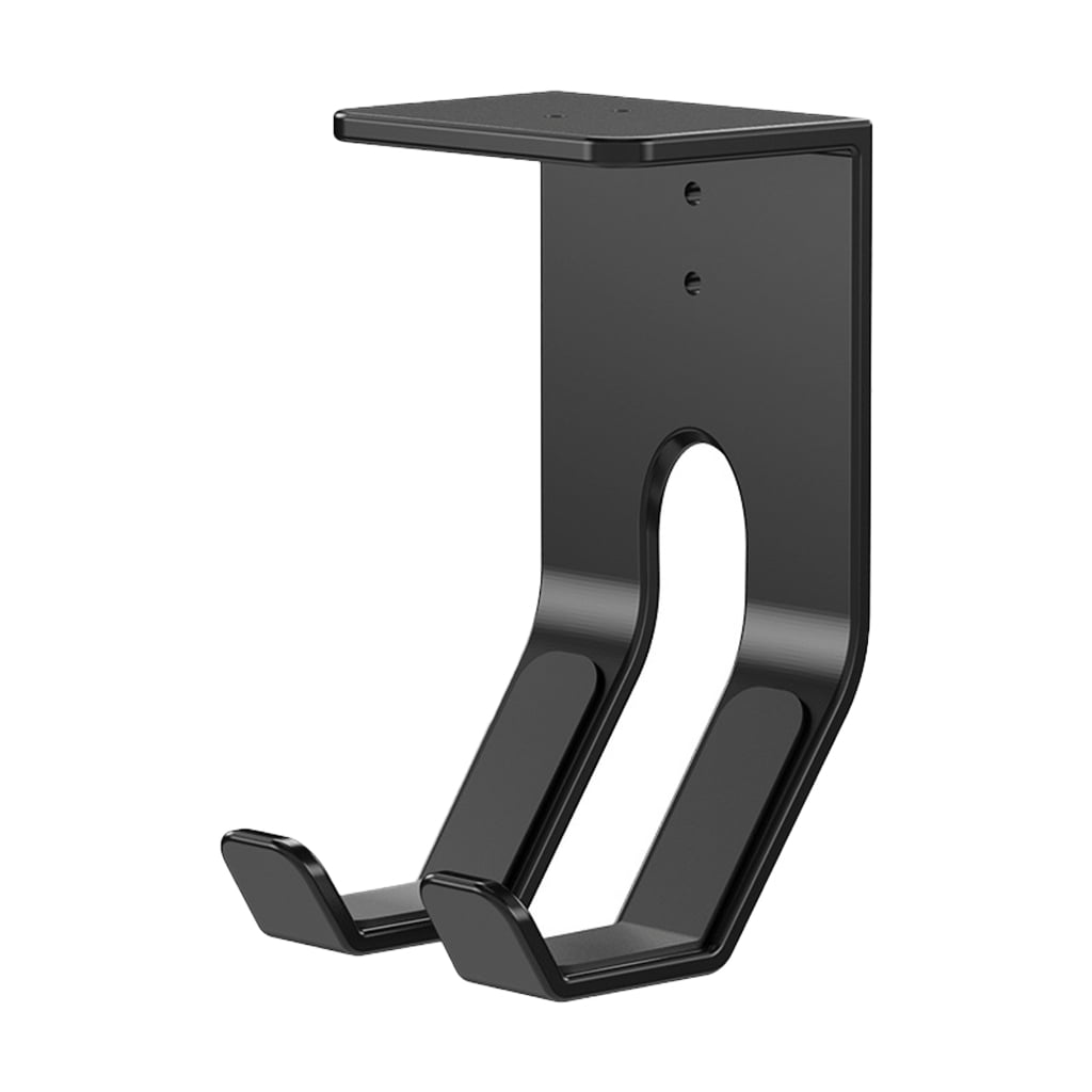 EXCIXING Under Desk Hook Stand Gaming Headsets Holder Space Saving ...