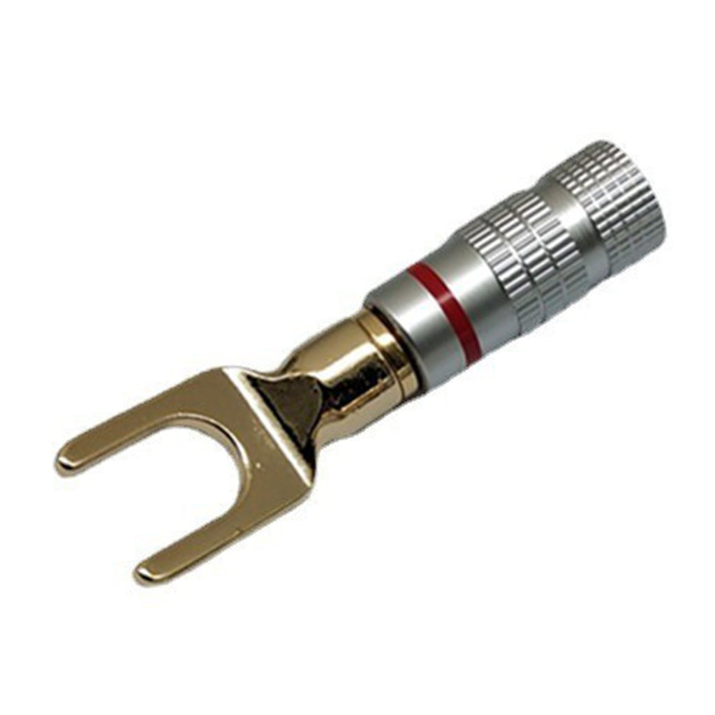 EXCIXING Upgrades Gold Plated Type Banana Plugs Y Speaker Fork ...