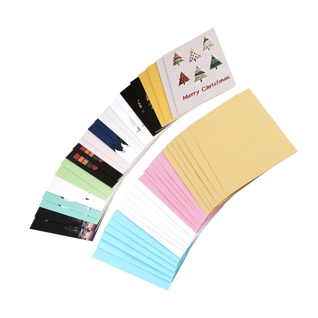 EXCIXING Yuletide Card Unique Christmas Cards with Colorful Envelopes ...