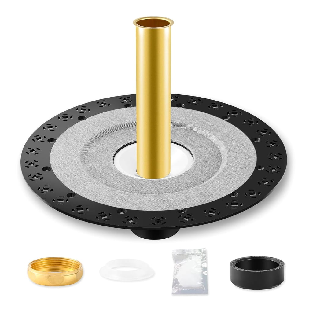 EXCIXING easy installs Freestanding Tub Drain set Completes ...