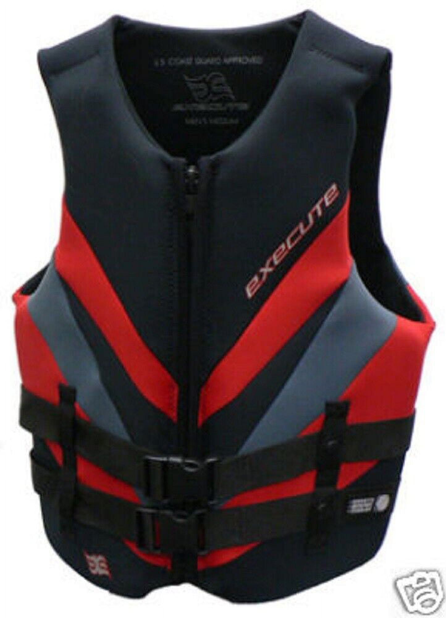 EXECUTE Storm Series | Premium Neoprene Men's Life Jacket Vest | Male ...