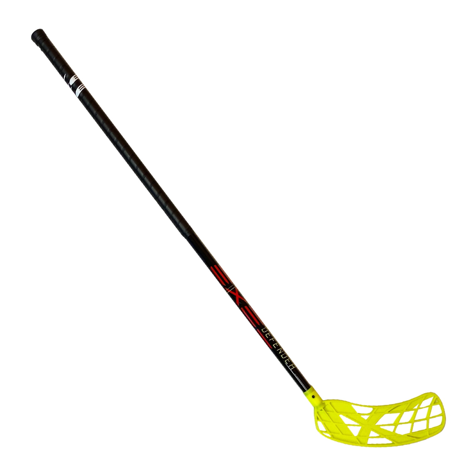 EXEL Defender Series Floorball Stick - Round Shaft with Ambidextrous ...