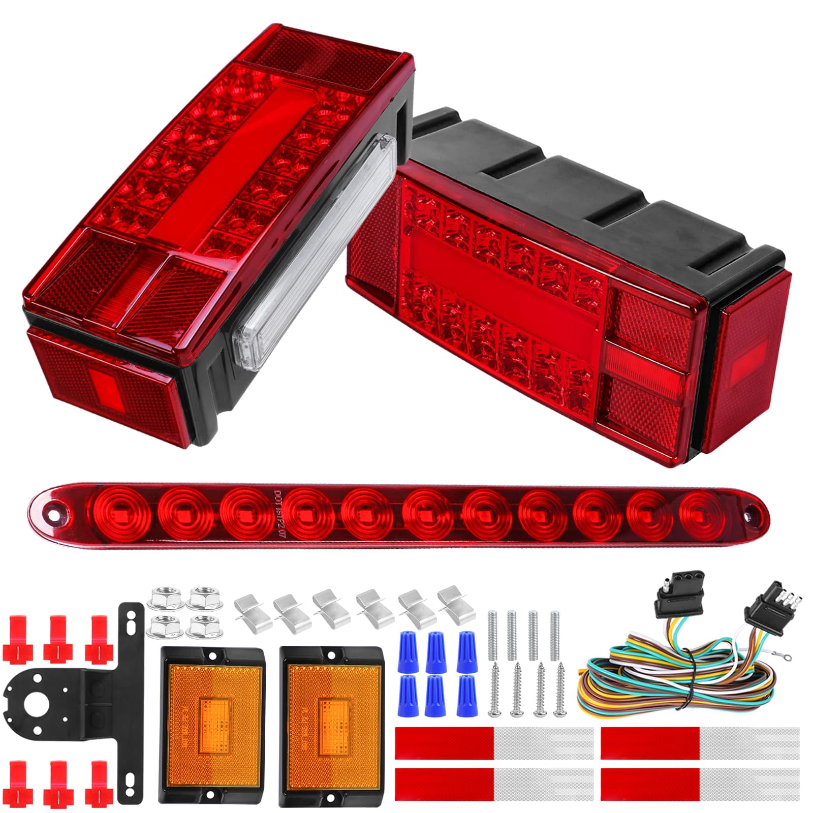 EXERAUO Boat Trailer Lights SSF20 Kit, Submersible Trailer Light LED ...