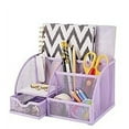 EXERZ Wire Mesh Desk Organizer - Light Purple - Walmart.com