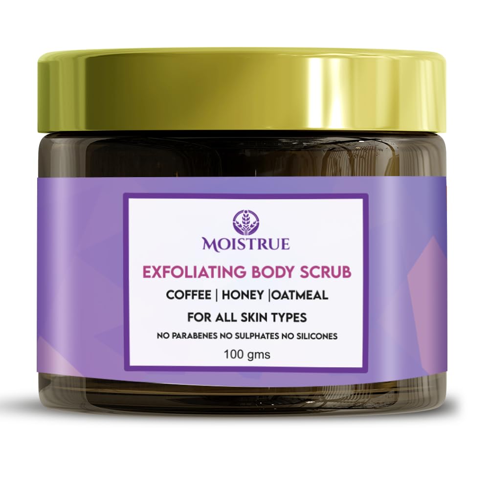 EXFOLIATING Body Scrub With CoffeeHoney OatmealRemoves Dead SkinFor ...