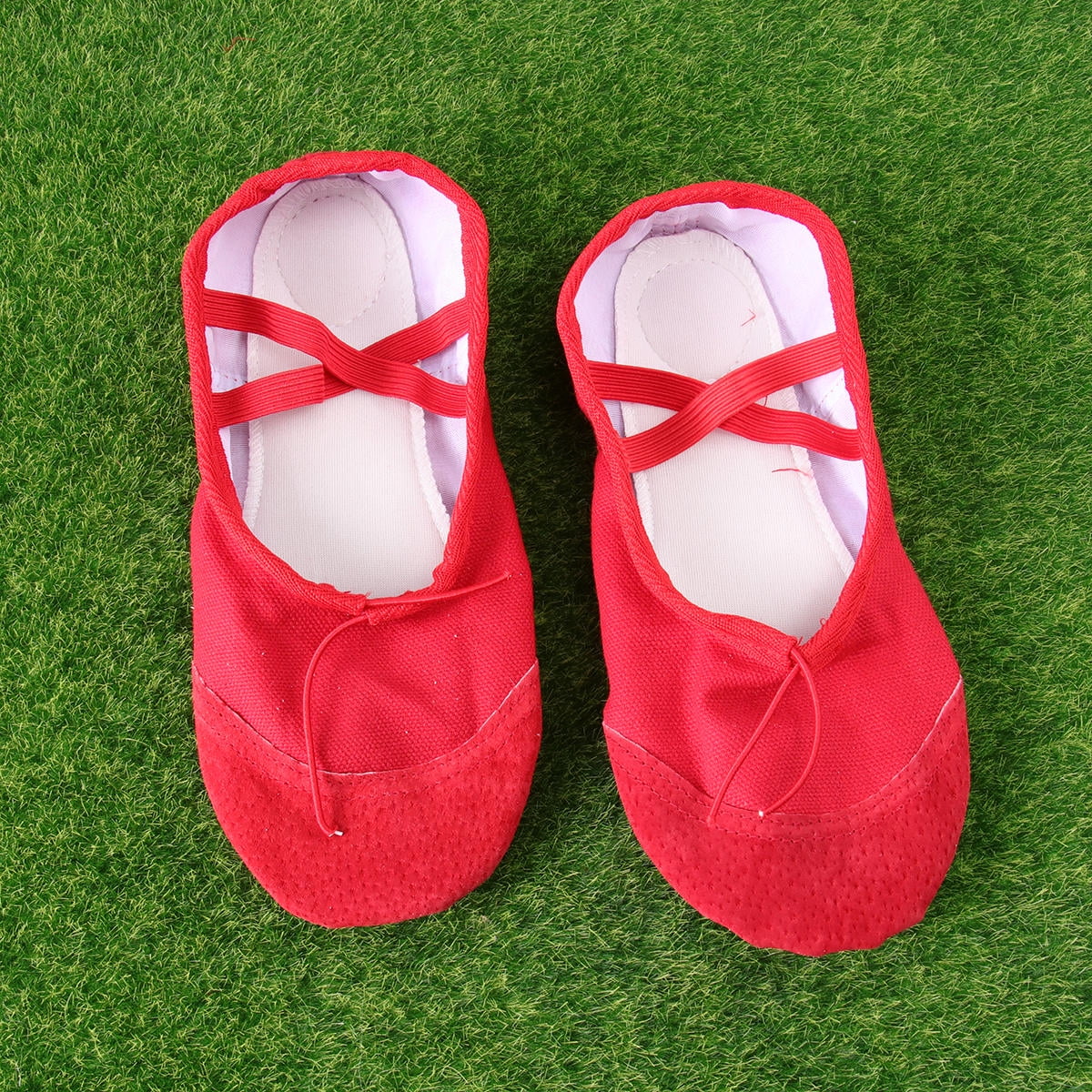 EXHUMKY 1 Pair of Praise Dance Shoes for Women Cat Claw Shape Red for ...