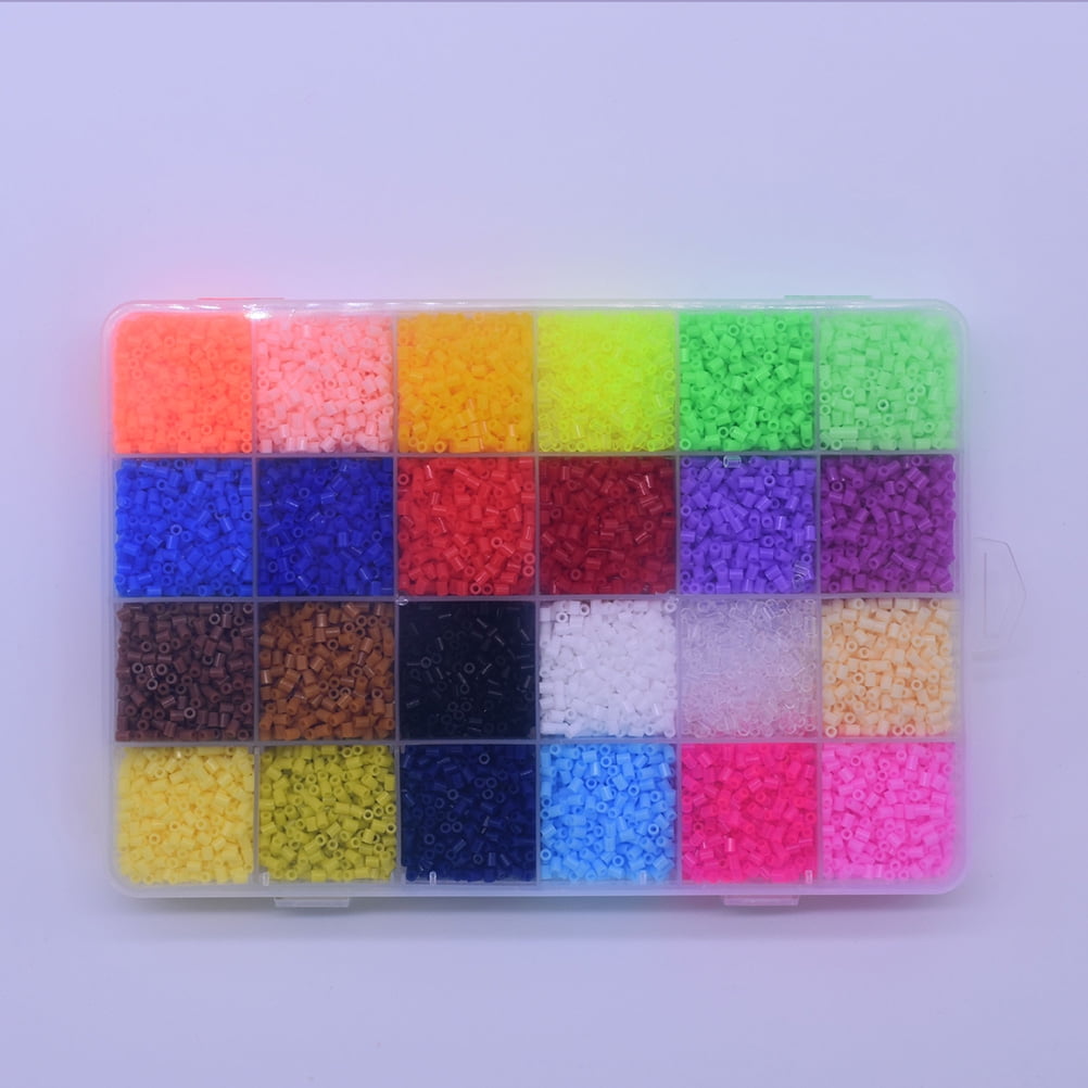 EXHUMKY fuse bead kit Fuse Beads Kit Plastic Random Color 1 Set for ...