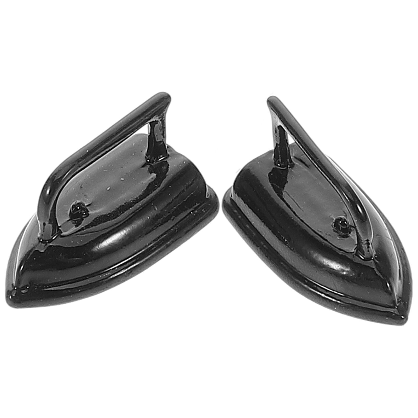 EXHUMKY 1 Set Mini Clothes Iron Dollhouse Miniature Furniture Set Black ...
