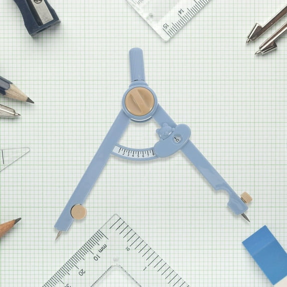 EXHUMKY Iron Math Compass Set for Students Accurate Scales and Durable ...