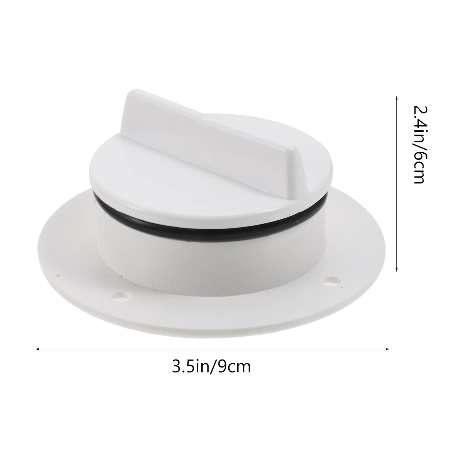 EXHUMKY Universal Boat Drain Valve White ABS for Canoe and Kayak Water ...