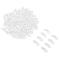 EXHUMKY 100Pcs White Screw Mount Cable Clips Easy Install Cable ...