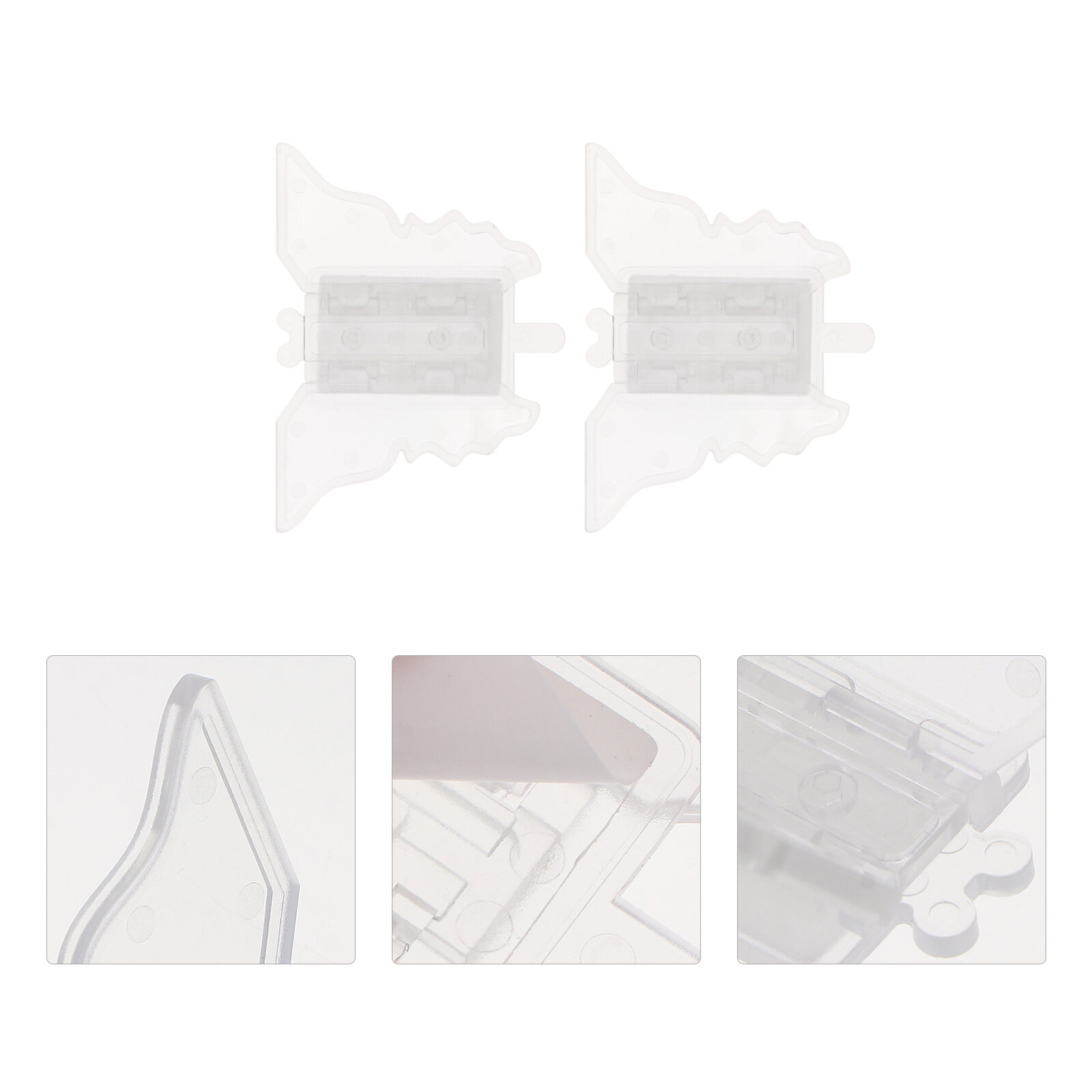 EXHUMKY 10Pack Window Locks for Kids Safety Transparent Rectangular ...