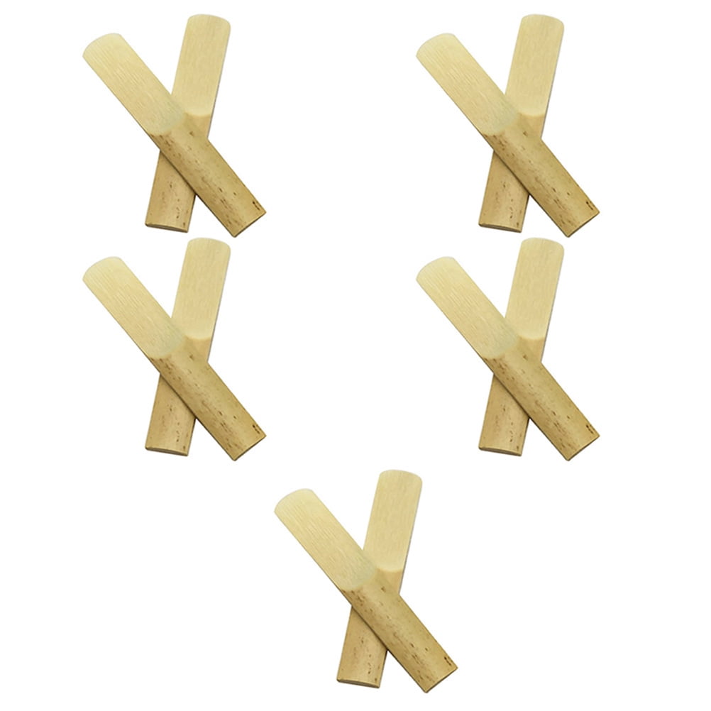 EXHUMKY 10Pcs Clarinet Reeds Accessory Made of Reed Material for ...