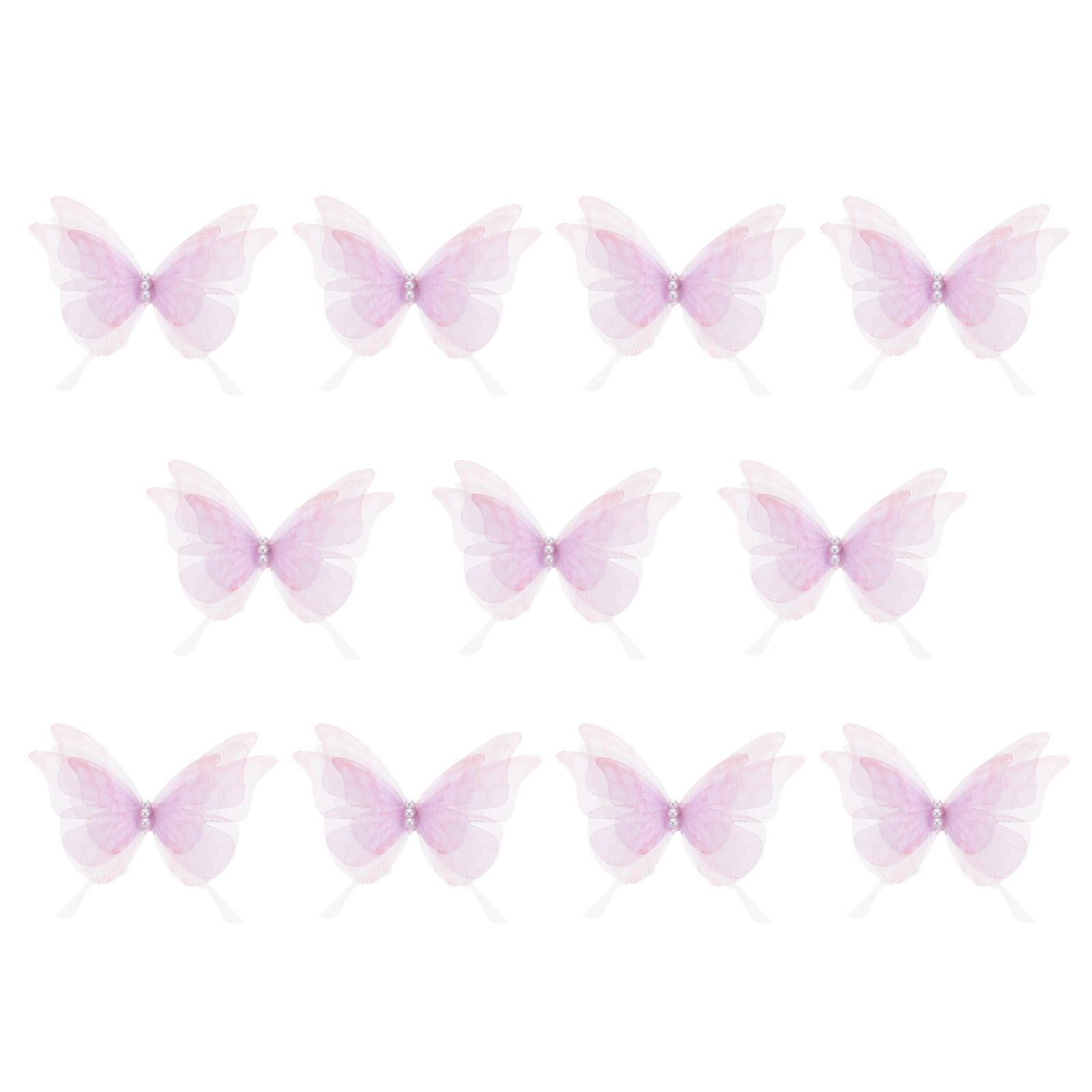 EXHUMKY Butterfly Appliques Assorted Colors 10 Pcs Clothing Patches for ...