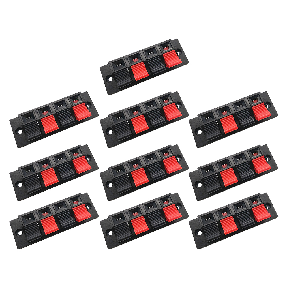 EXHUMKY 10Pcs Plastic Iron Speaker Box Connectors Terminal for Sound ...