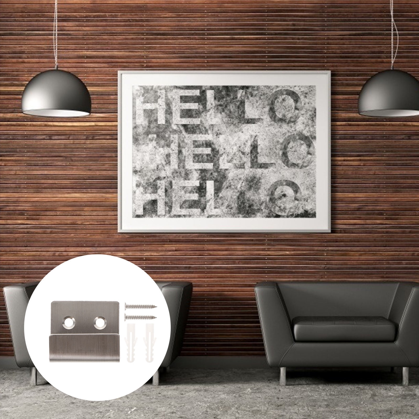 EXHUMKY 12 Sets Stainless Steel Wall Tile Bracket for Rectangular Shape ...