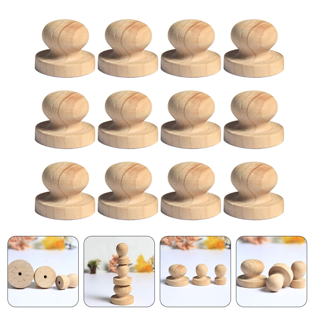 EXHUMKY 12Pcs Simple Appearance Chic Look Seal Stamp Handles for Kids ...