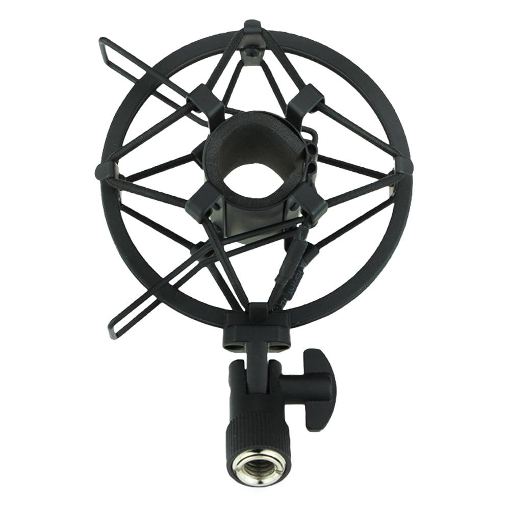EXHUMKY 1Pack Black Metal Condenser Microphone Absorption Holder For ...