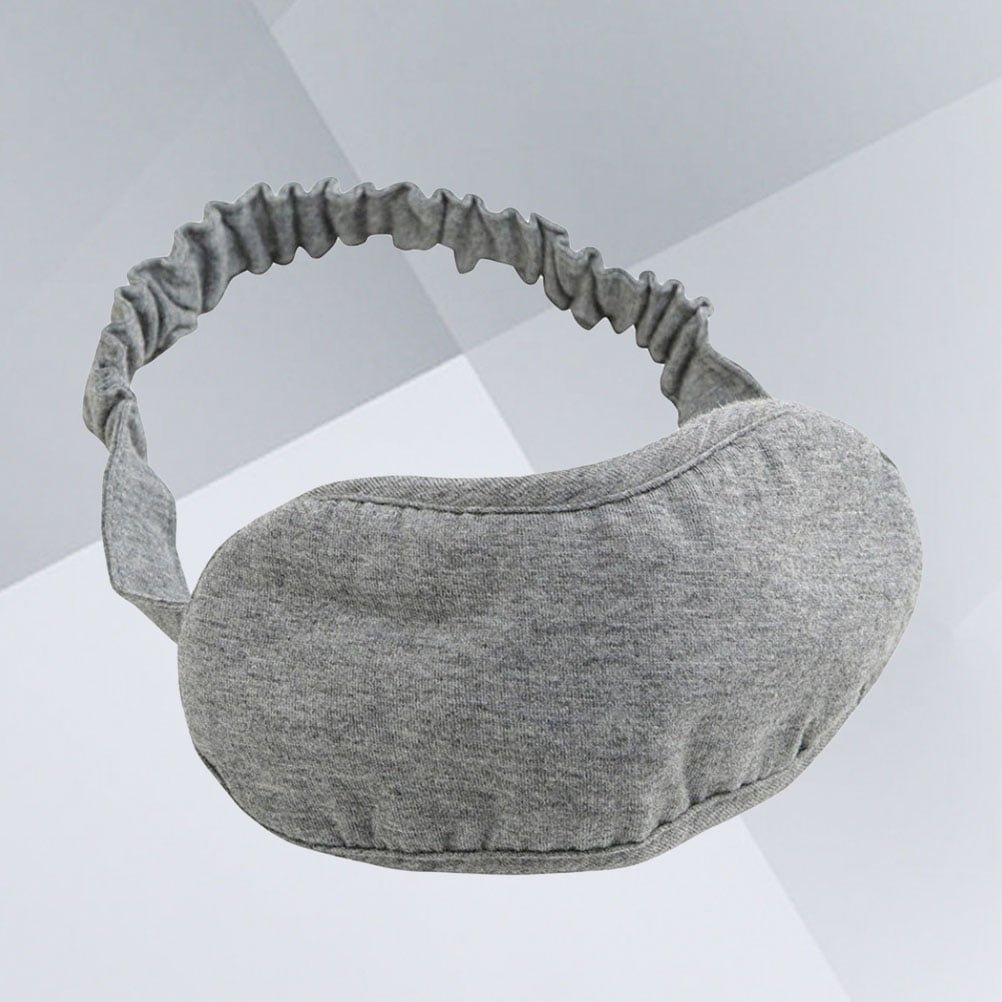 EXHUMKY 1Pack Cotton Grey Oval Eye Mask For Adults Blocks Light Airplane Sleeping Mask - Walmart.com