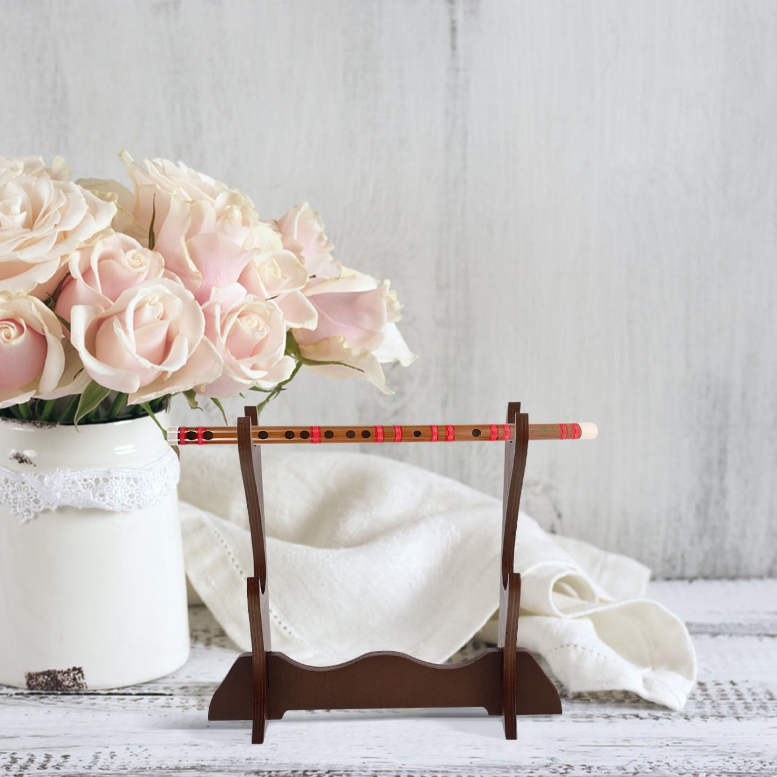 EXHUMKY 1Pack Portable Flute Stand with Storage Function Rectangular ...