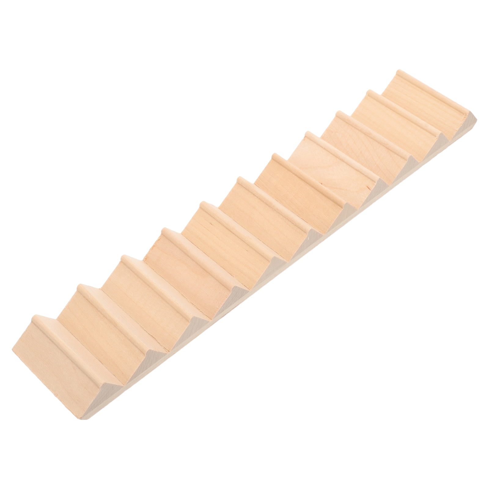 EXHUMKY Beige Wooden Stair Model Chic Photo Props for Playhouse ...