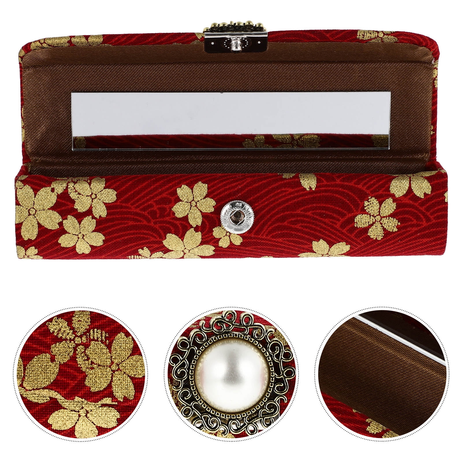 EXHUMKY 1Set Gold Lipstick Case With Rectangular Shape For Birthday To ...