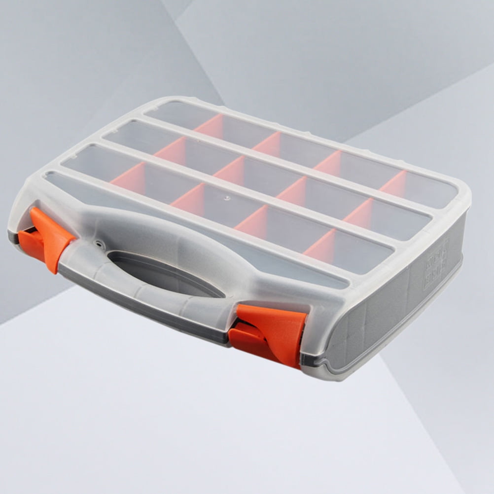 EXHUMKY 1Set Storage Case With Dividers For Small Parts Organizer .8x10 ...