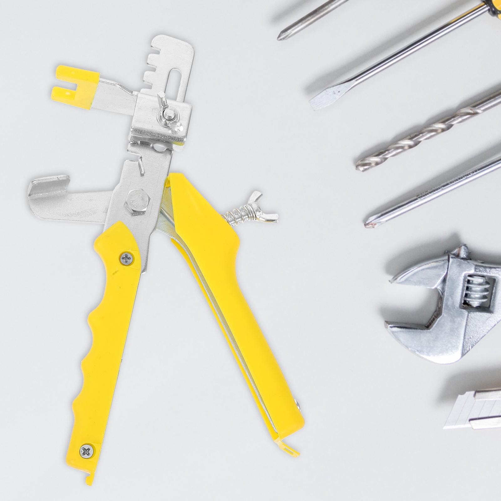 EXHUMKY 1Set Tile Laying Tools Yellow PP for Professionals in Home ...
