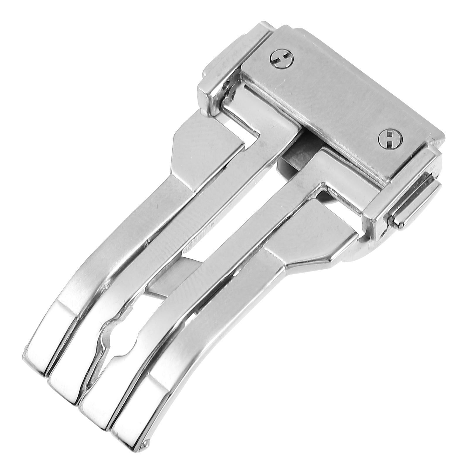 EXHUMKY 1Set Watch Strap Bands Buckle Replacement Silver Square Simple ...
