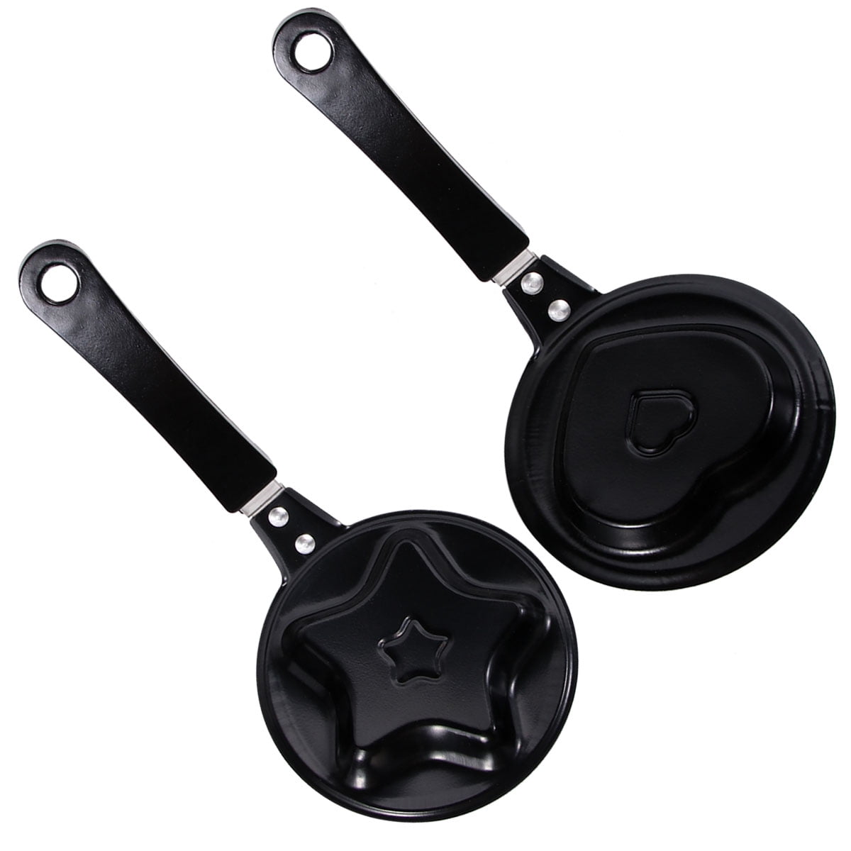 EXHUMKY 2 Pcs Omelette Pan Nonstick Assorted Color for Cooking Eggs ...