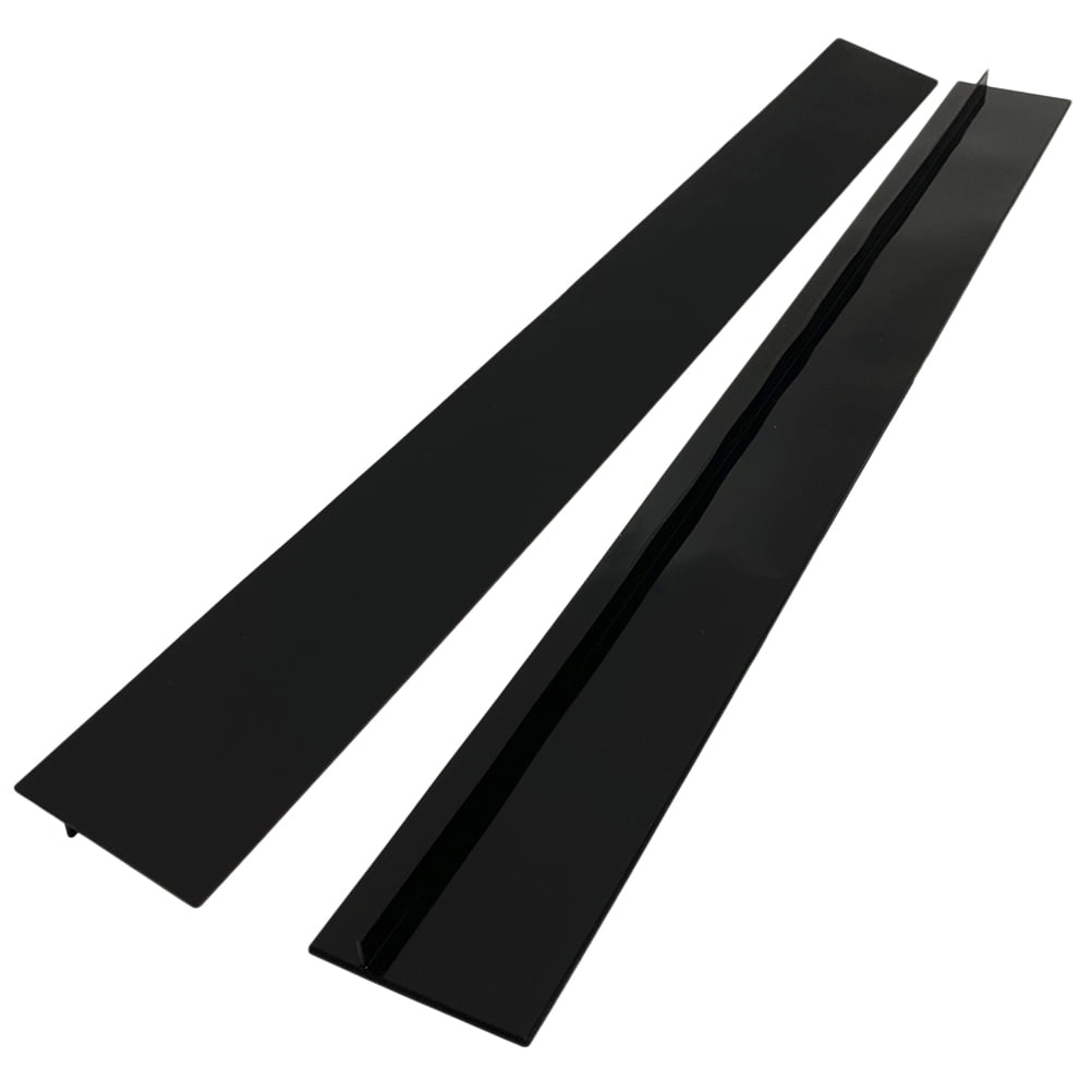 EXHUMKY 2 Pcs Stovetop Trim Black Non-slip Kitchen Tool for Cookers ...