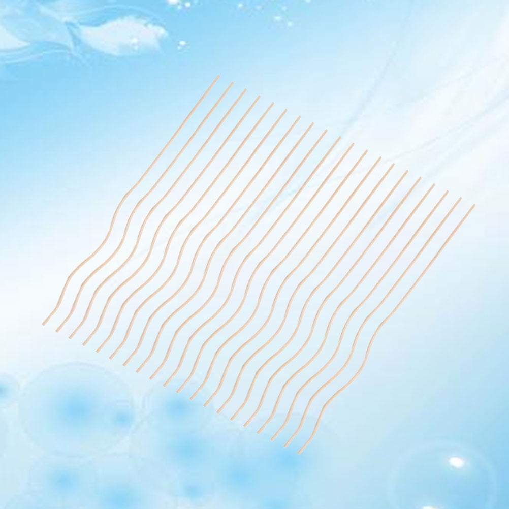 EXHUMKY 20Pack Natural Bamboo Diffuser Sticks Essential Oil Absorption ...