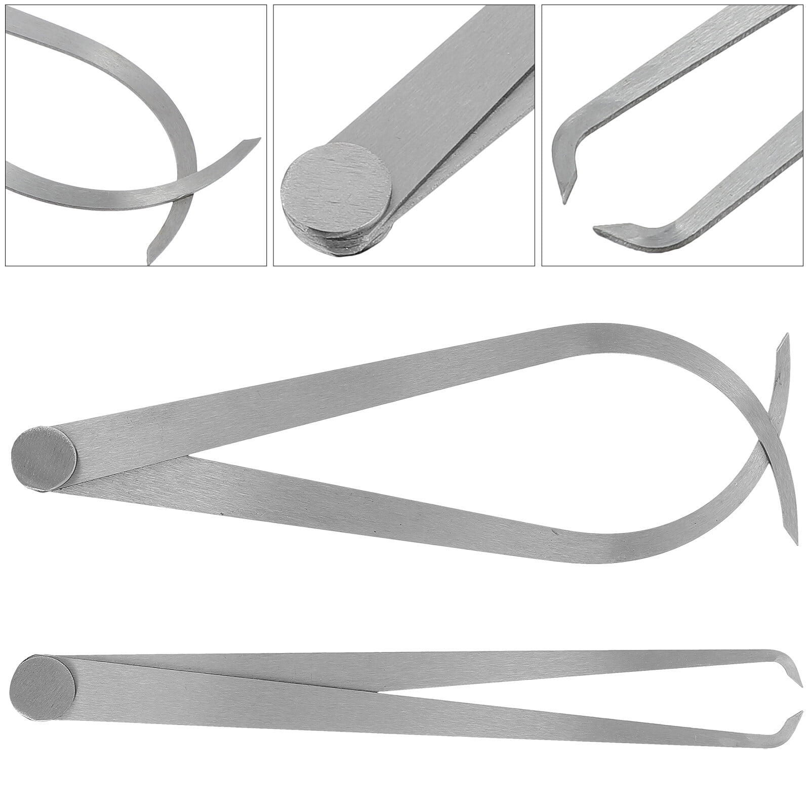 EXHUMKY Steel Modeling Calipers 2Pcs Lightweight Precision Tool for ...