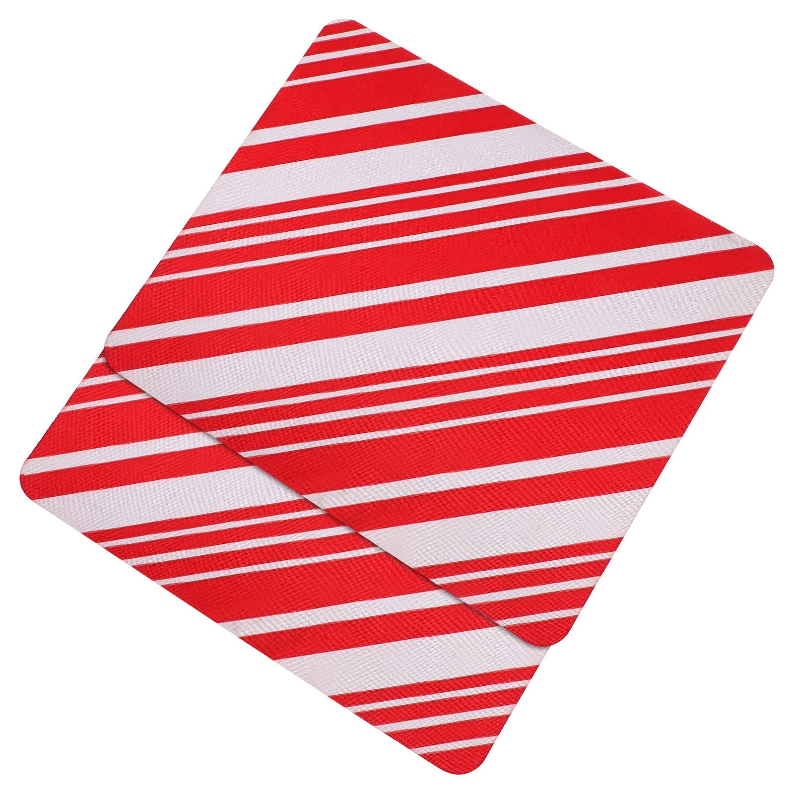 EXHUMKY 2Pcs Computer Mousepad Non-Slip Red Rubber Small Mouse Pad 11 ...